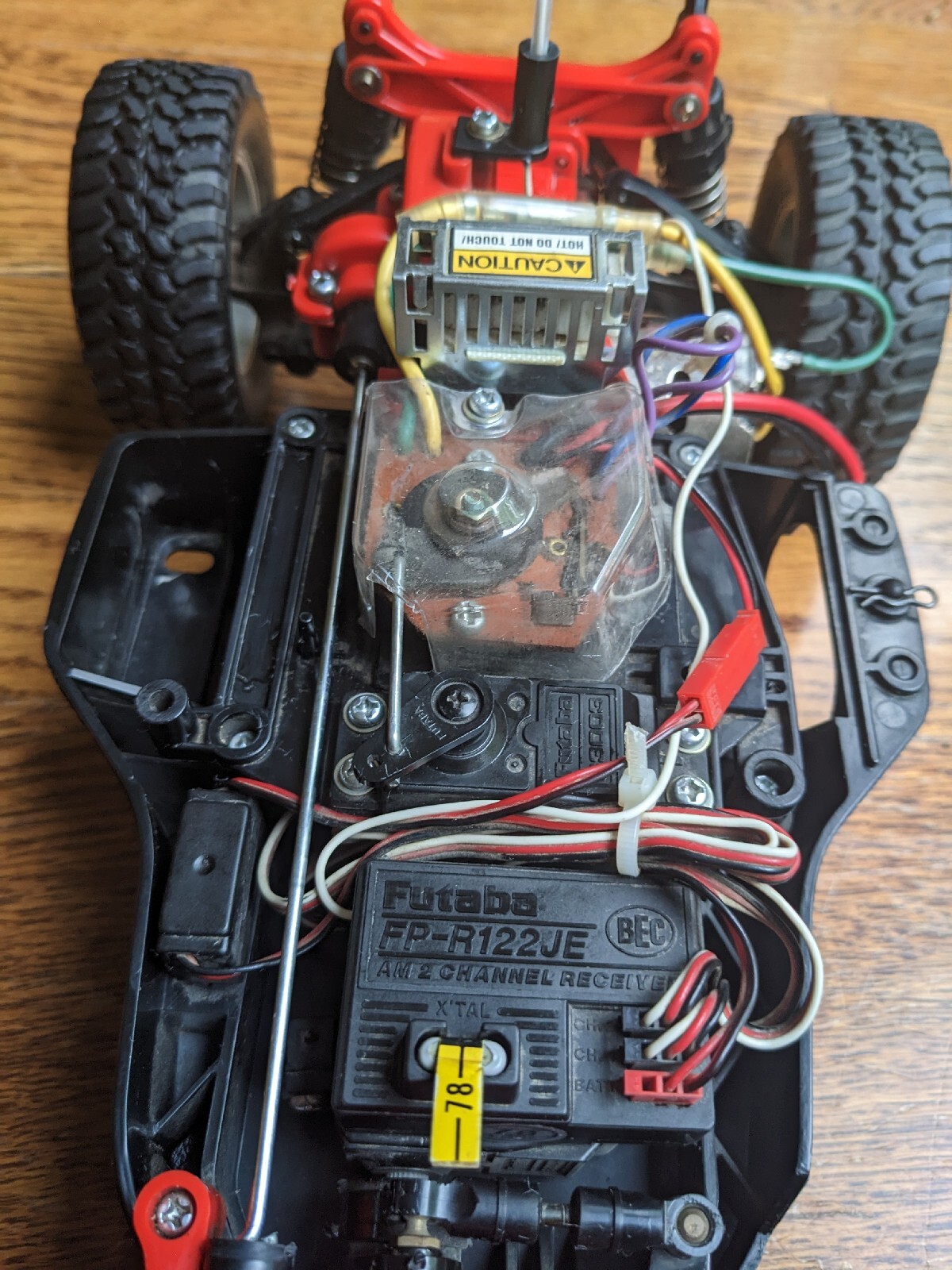 Vintage (58161) Tamiya 4x4 Ford F-150 Baja Racing Truck w/Futaba Attack ...