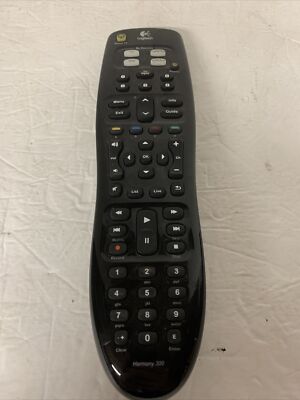 Logitech Harmony 300 Black Remote Control IR Tested Working | eBay