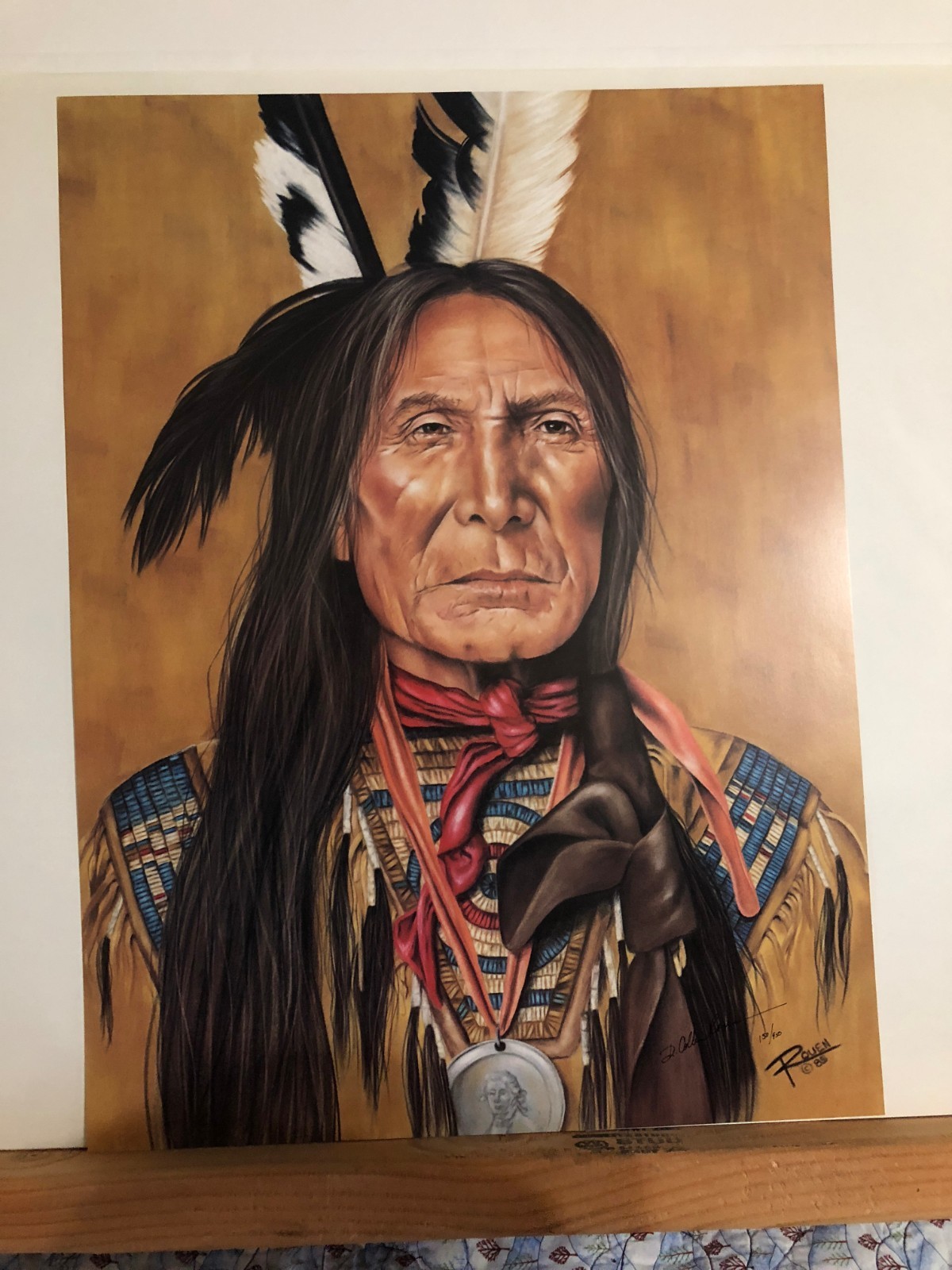 Indian Chief, Debra Colburn Rouen, Limited edition print (1985) | eBay