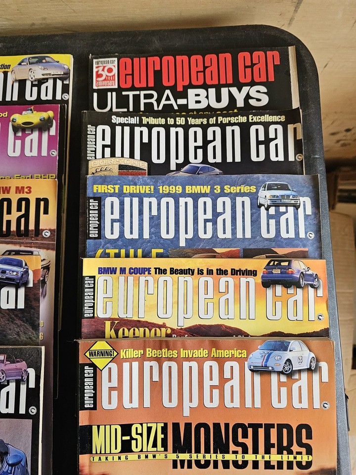 LOT OF 74 EUROPEAN CAR MAGAZINES 1990s-2000s | eBay