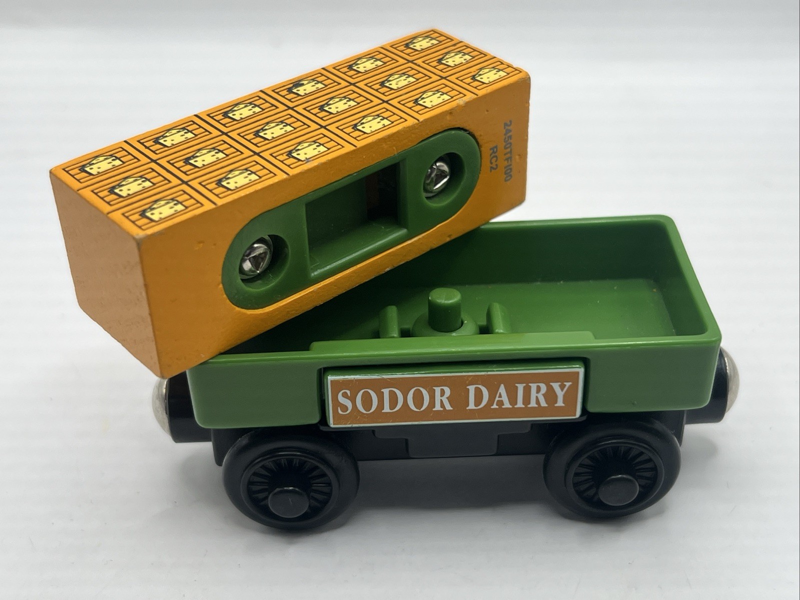 Thomas & Friends Wooden Train CHEESE COVERED THOMAS & LAUNCHING CHEESE ...