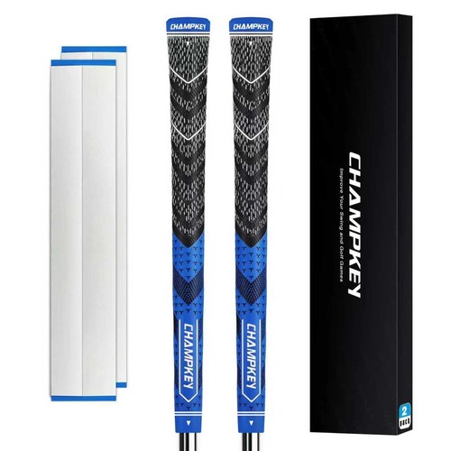 CHAMPKEY 2 Pack Half Cord Golf Grips with 2 Grip Tapes - All Weather ...