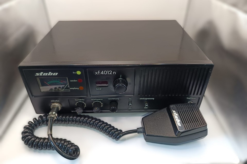 Stabo xf 4012n CB Funk - Basisstation Heimstation LED Umbau 40 FM / 12 ...