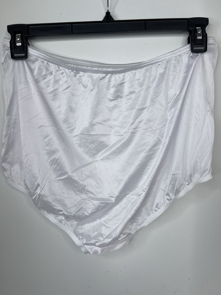 VTG Vanity Fair Set of 2 Briefs Size 10 3XL Silky Nylon Briefs Mushroom ...