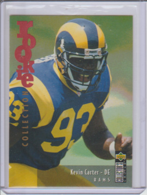 1995 Collector's Choice Update Rookie #U31 Kevin Carter St. Louis Rams ...