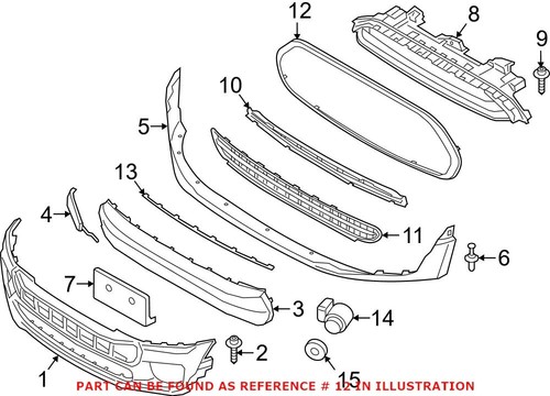 GENUINE MINI Grille Moulding 51137351369 / 51137351369 | eBay