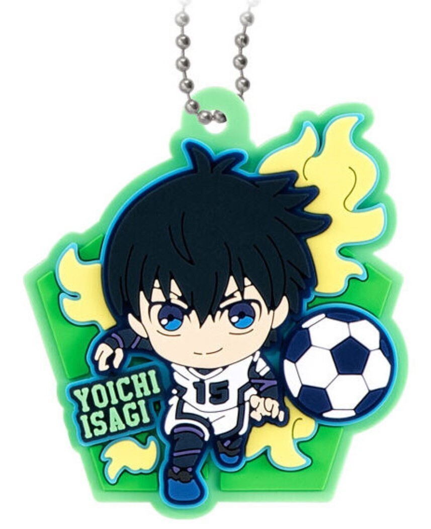 BLUE LOCK mini Rubber Keychain PR#1 Yoichi Isagi BANDAI Japan | eBay