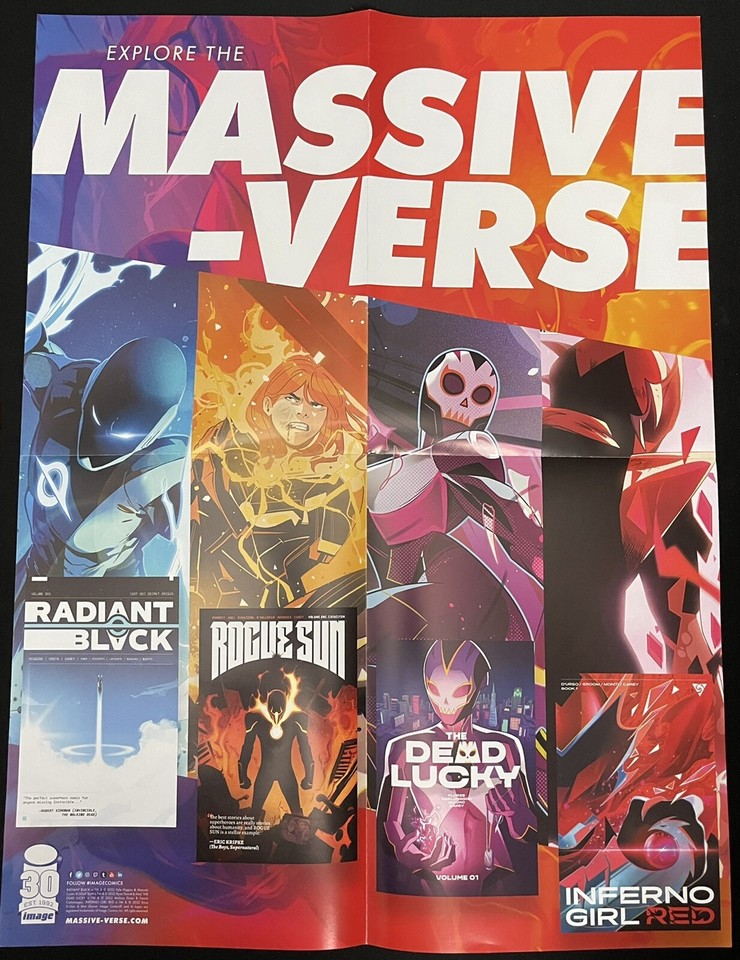 Radiant Pink Massive-Verse Reversible Image 2022 Folded Promo Poster | eBay