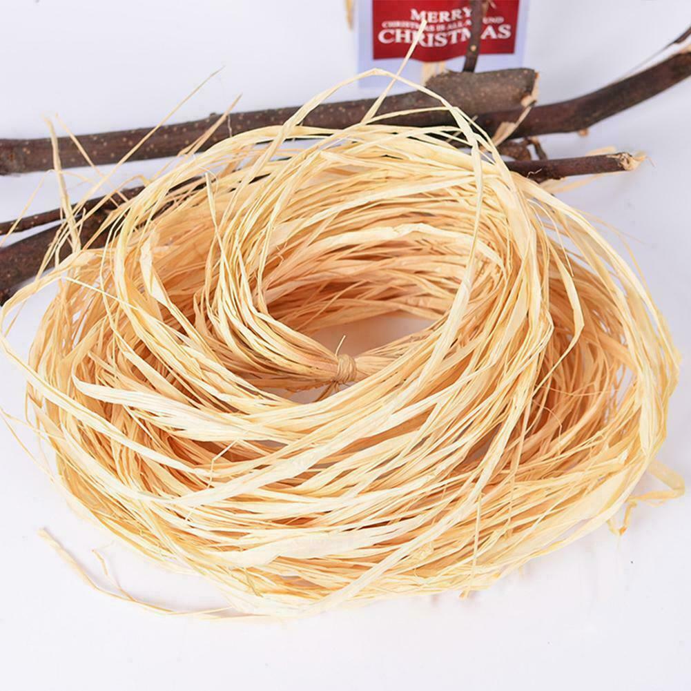 10roots/bag Natural Straw Rope Crafts Wedding Gift DIY Twine Wrapping ...