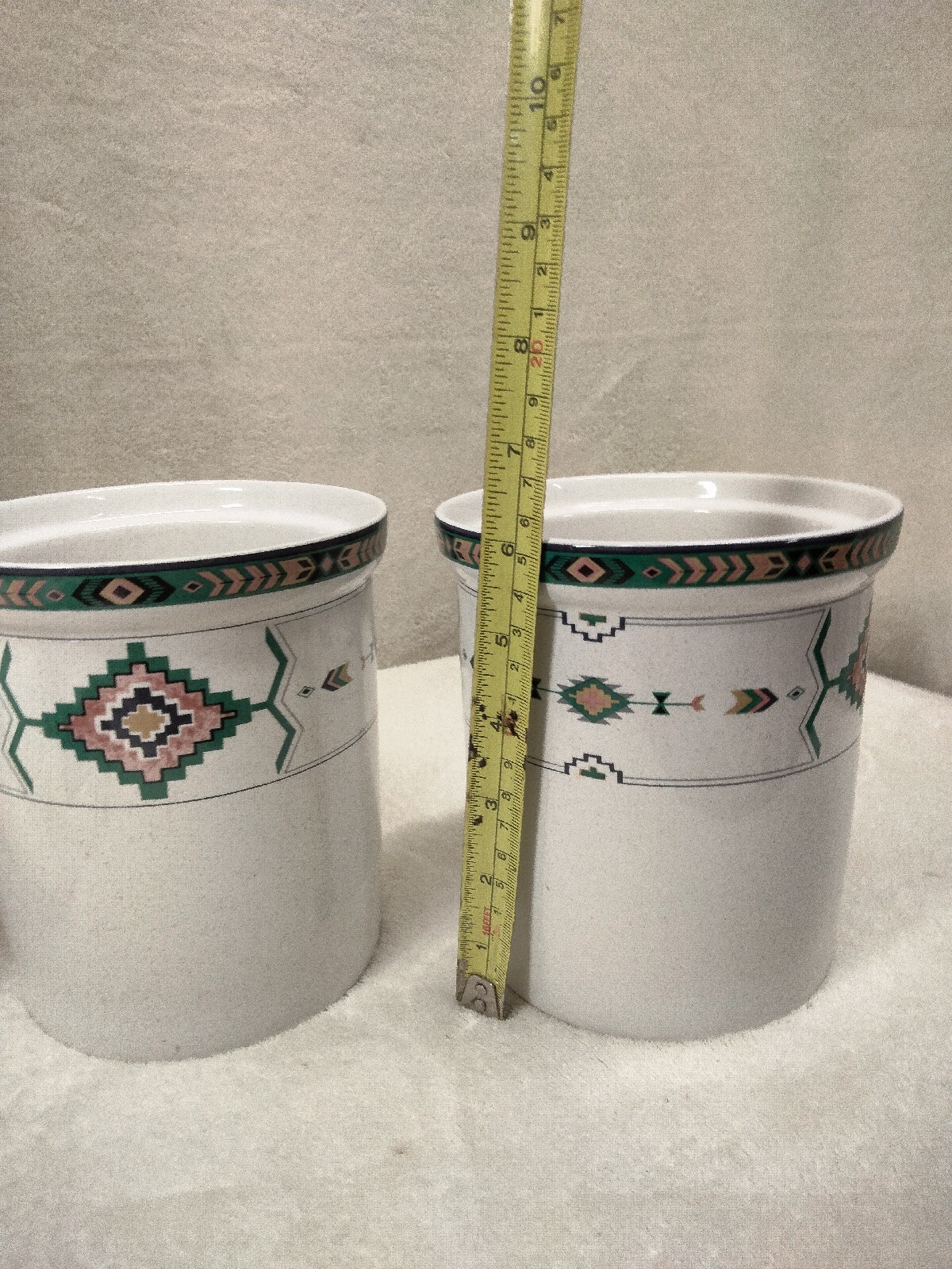 Studio Nova "Adirondack" ~ Aztec 2 canisters Southwest design | eBay