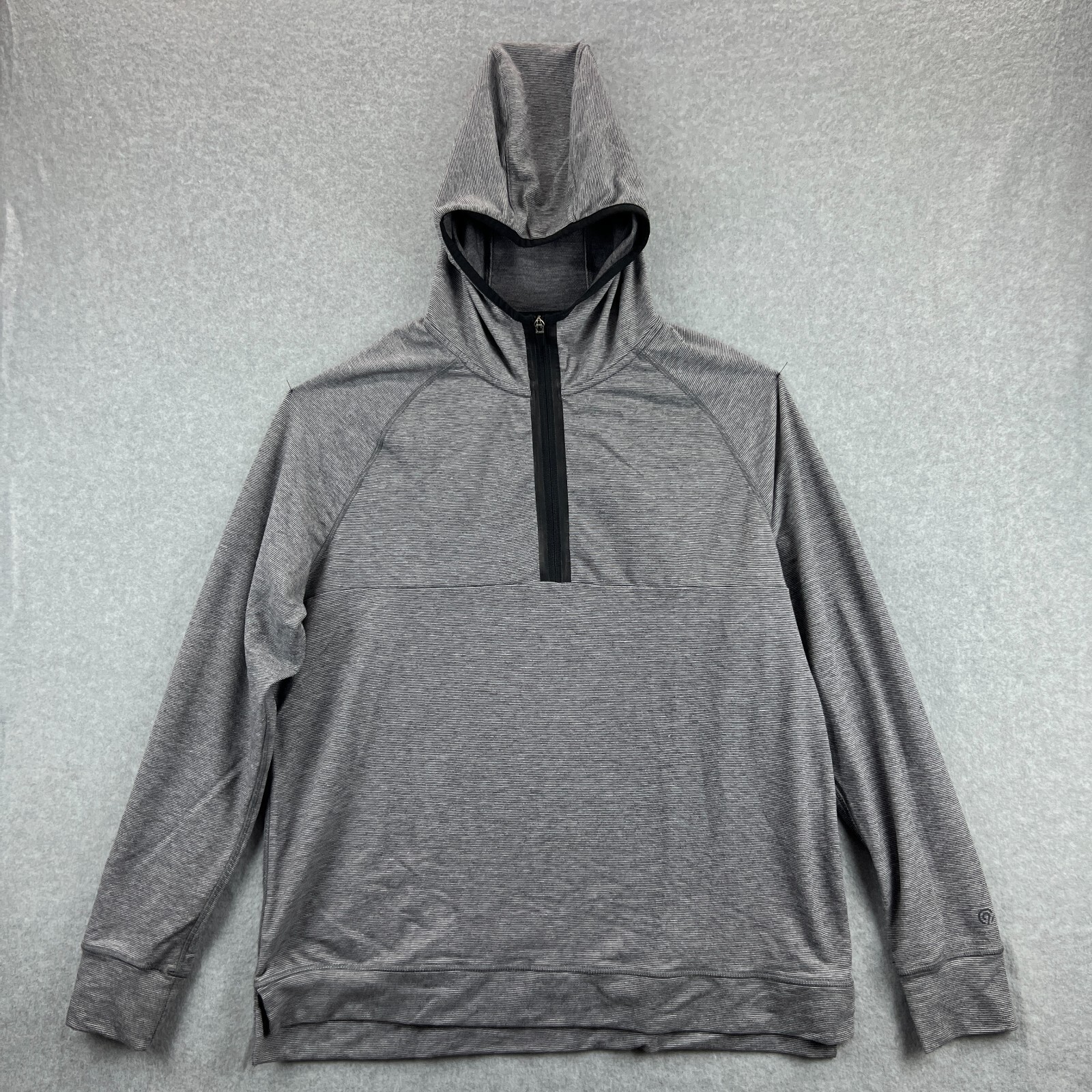 Champion C9 Mens Gray 1/4 Zip Pullover Hoodie Jacket Long Sleeve Size ...