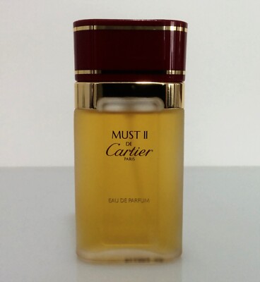 Must II De Cartier EDP 50ml Spray Discontinued Vintage Rare | eBay ...