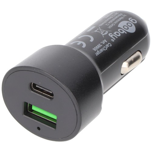 Goobay 39908 Dual USB Port Car Charger USB Cigarette Lighter Adapter ...