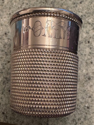 Sterling Silver Thimble shaped Cup, Simons Bros., 36.76g of silver | eBay
