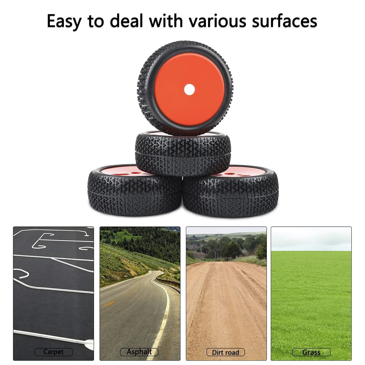 Llantas 20 Audi Juego De 4 Cubos De Rueda Beadlock Rc Para Buggy Modelo ...