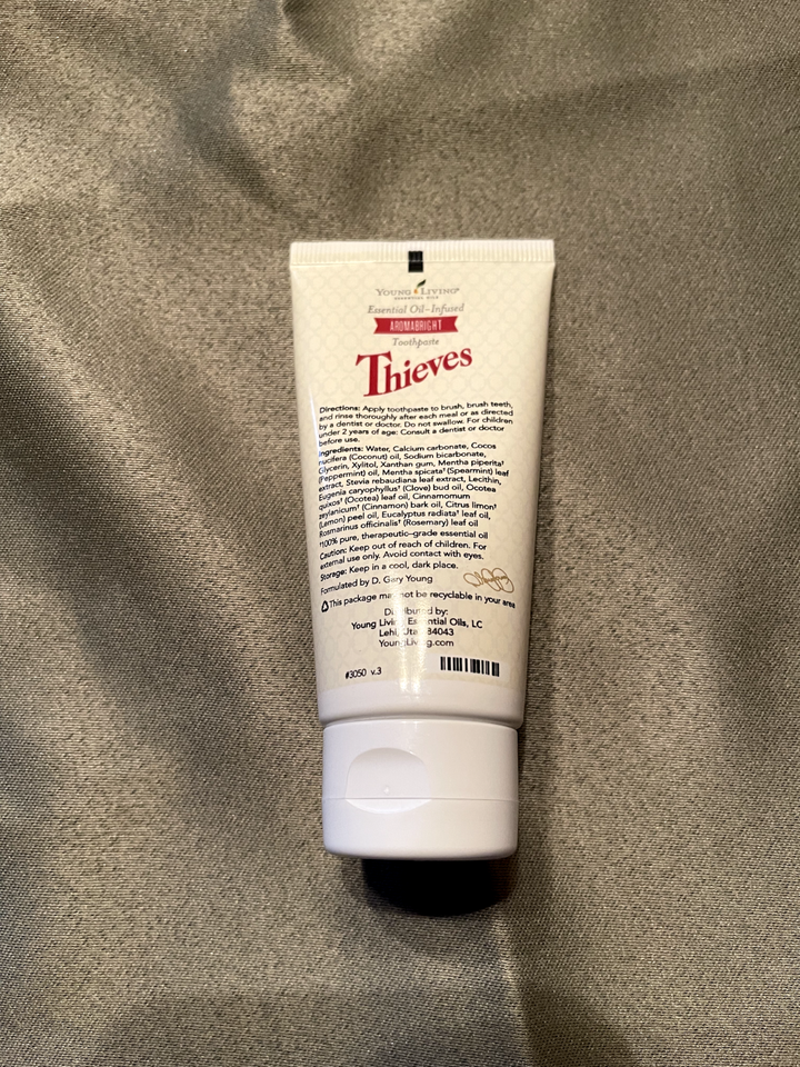 YOUNG LIVING Thieves Aromabright Toothpaste 2oz. | eBay