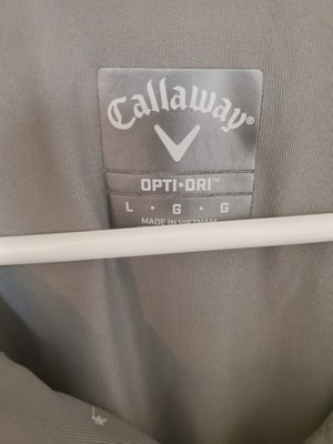 Callaway Golf Shirt Men's Large Opti-Dri Disaronno Embroidered | eBay