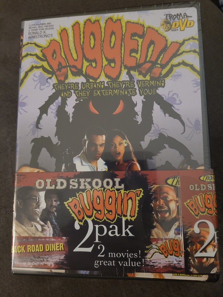 Troma 2 Disc Horror Double Feature! Back Road Diner / Bugged (1997 DVD) 790357931293| eBay