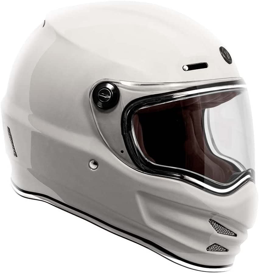 Torc T9 Retro Full Face Helmet - Gloss White - Large | eBay
