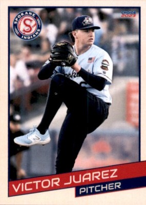 2023 Spokane Indians Choice #17 Victor Juarez Monterrey Mexico MX ...