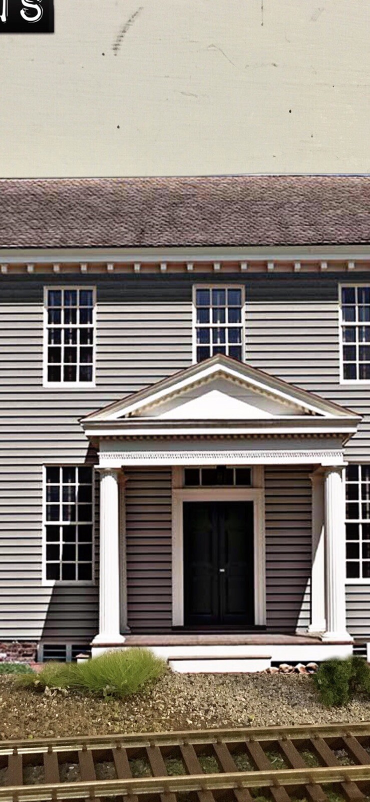 G Scale Scratch Built "Colonial House” Salt Box House Building Flat ...