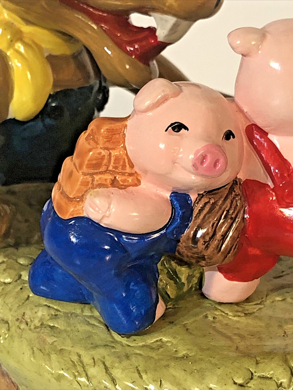 The Three Little Pigs Who's Afraid Of The Big Bad Wolf Ceramic Music ...