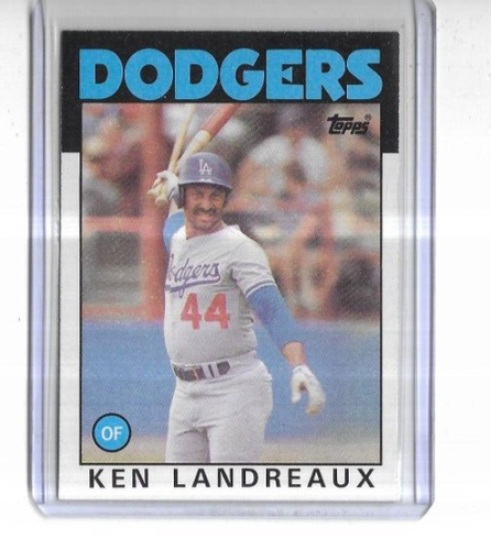 1986 Topps #782 Ken Landreaux Los Angeles Dodgers | eBay