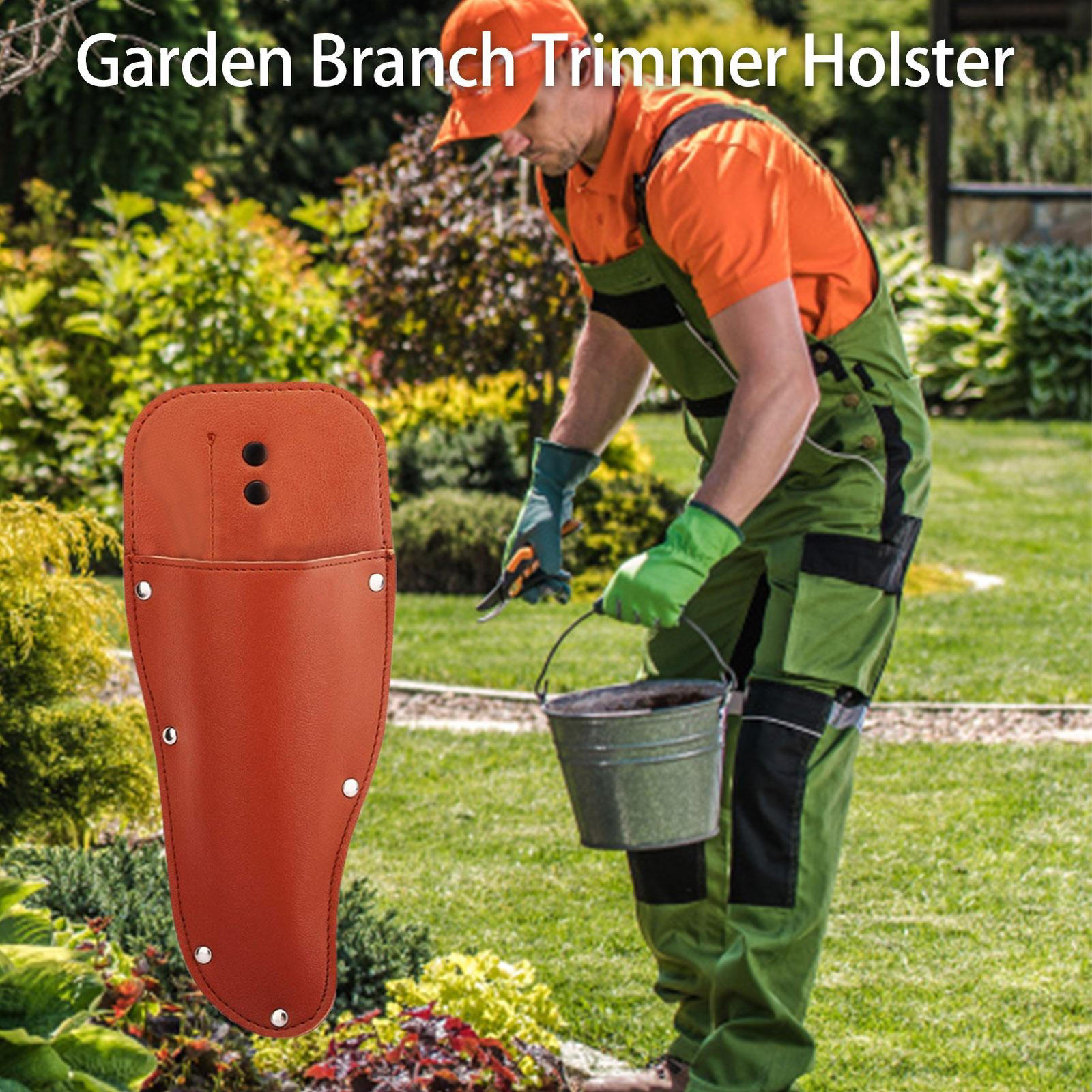 1pcs Garden Pruner Sheath Protective Leather Case Cover For Pruning ...