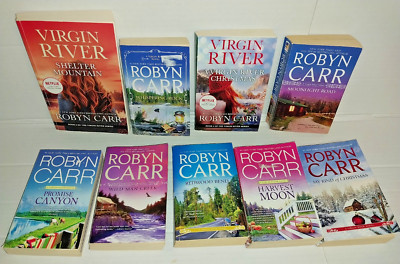 Lot 10 Robyn Carr books Virgin River Shelter Mtn Redwood Bend Promise ...