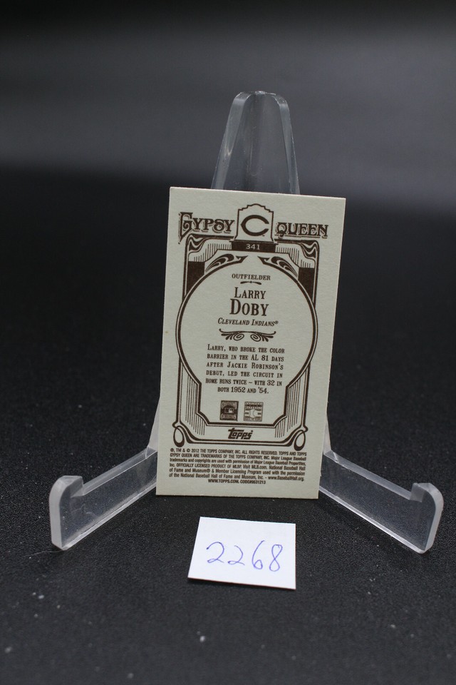 2012 Topps Gypsy Queen Mini Gypsy Queen Back #341 Larry Doby | eBay
