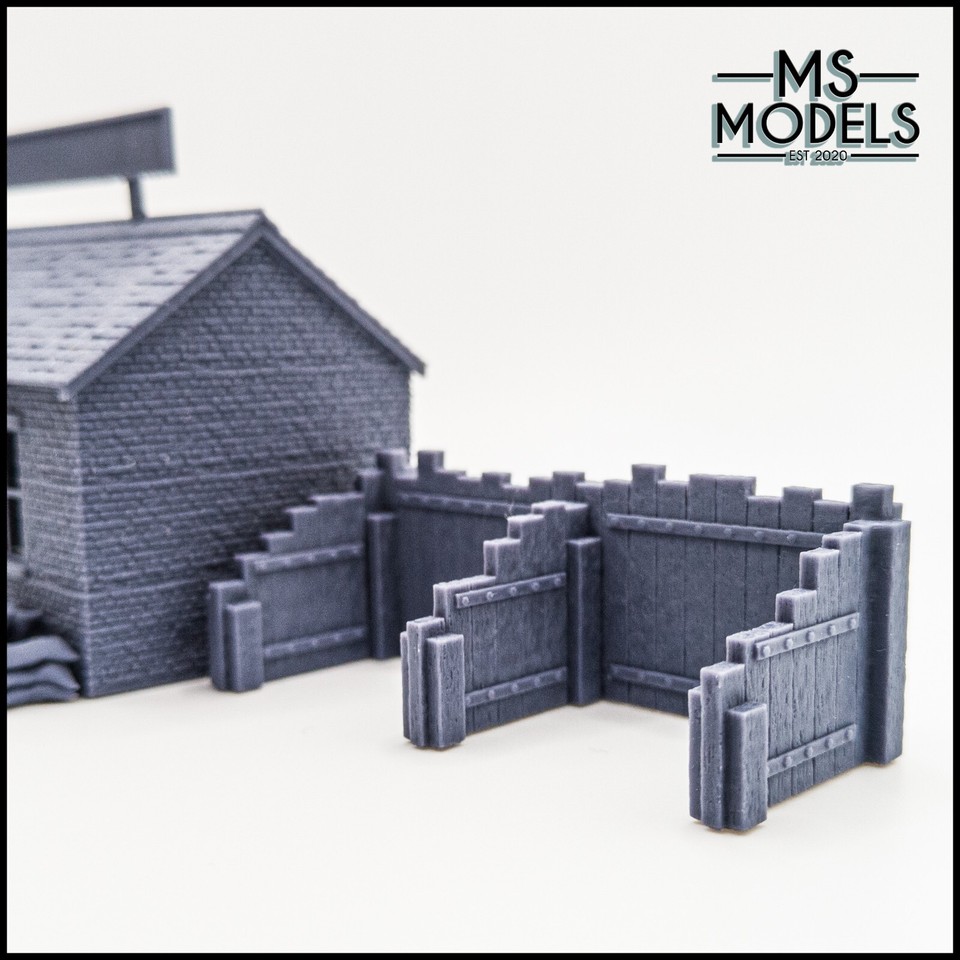 Coal Merchants and Staithes building N/TT/OO/O TT120 Gauge Scale Model ...