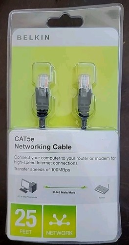 Belkin | CAT5e Networking Cable | 25 Feet | eBay
