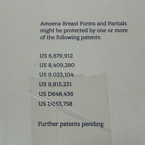 Amoena Mastectomy Breast Form Essential Light 2S 442 Size 14 Excellent ...