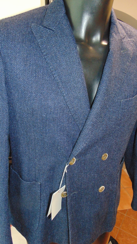 SANTANIELLO GIACCA NUOVO DOPPIOPETTO 52 LANA+PL 450,00 SLIM XxX ASOLE ...