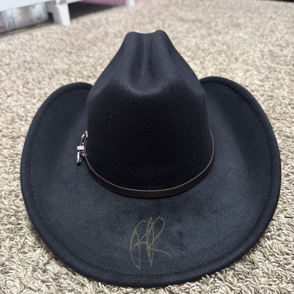 SIGNED BY RONNIE RADKE Falling In Reverse Cowboy Hat LIMITED Tour MERCH ...