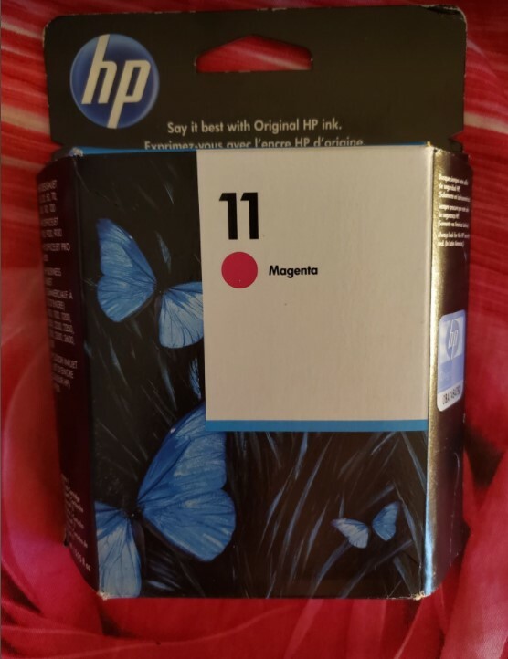 Genuine Magenta Ink Cartridge HP 11 C4837A New in Box- Warranty Expired ...