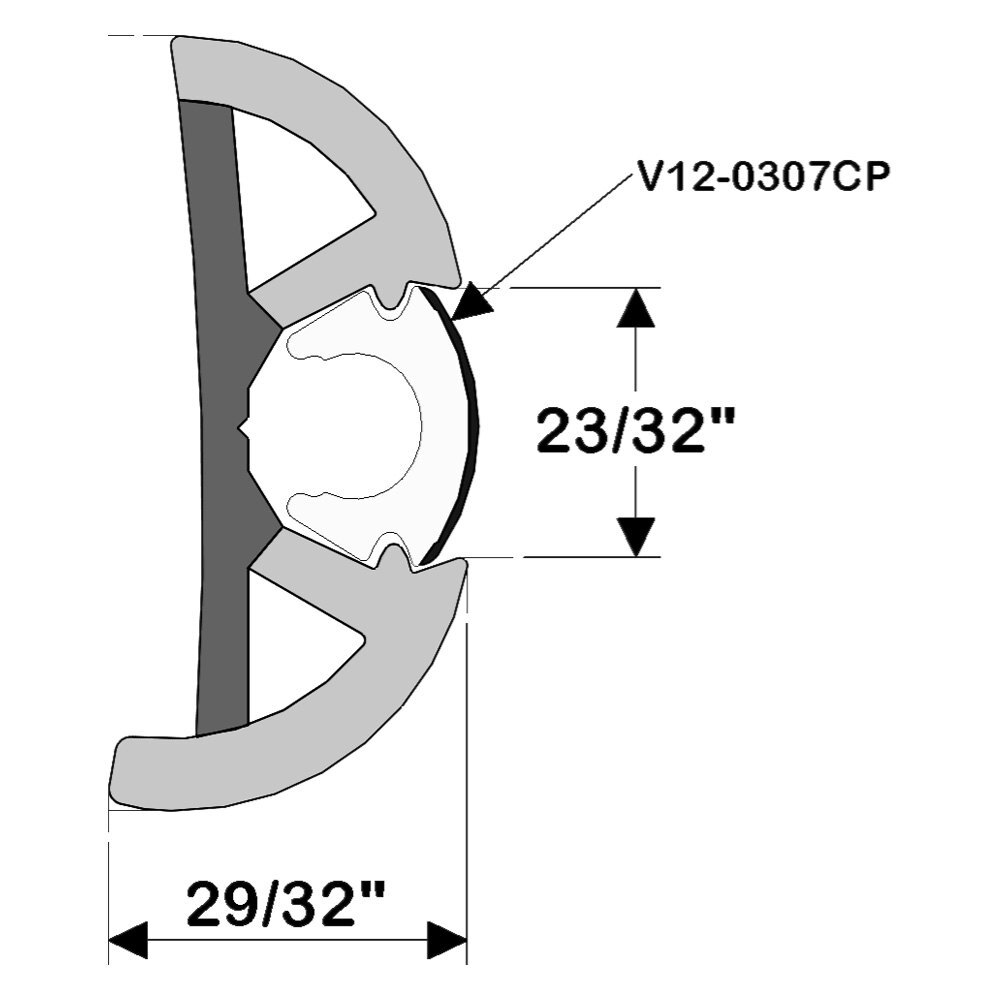 TACO 80FT Supro Flex Flexible Boat Rub Rail Kit WHITE w/CHROME Insert 2 ...