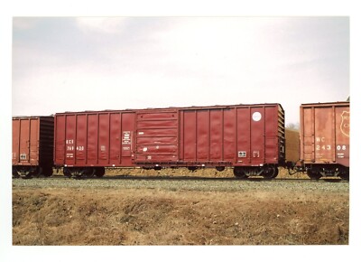 Kansas City Southern (KCS) Boxcar #749430 ORIGINAL 4 x 6 Color Photo ...