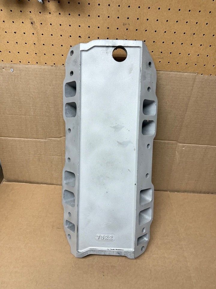 NEW NOS Weiand 7522 Team-G Intake Manifold BBC Chevy Square Port 4500 ...