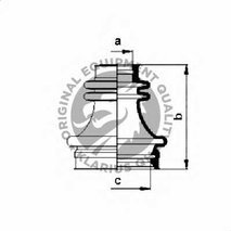 Renault Clio (1991-1998) *New* Outer CV Rubber Boot Kit Shaftec BK104SB ...