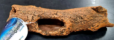 Pleco Log Medium 21X5X5Cm Cave Hole Trunk Catfish Bristlenose Pleco ...