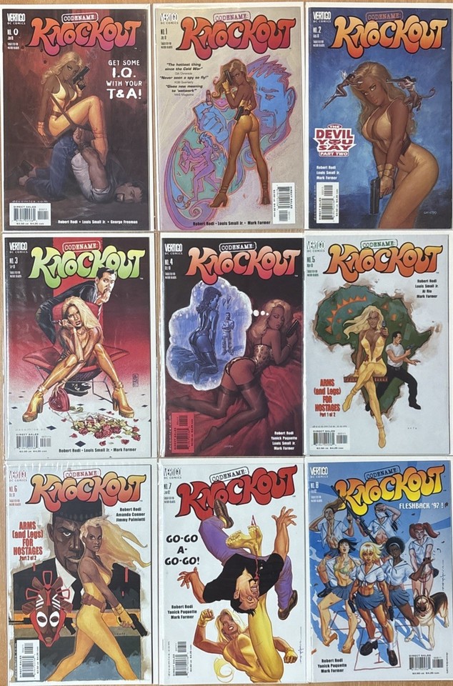 CODENAME KNOCKOUT #0-23 NM COMPLETE SET RUN (DC/VERTIGO 2001) ROBERT RODI ALL NM | eBay