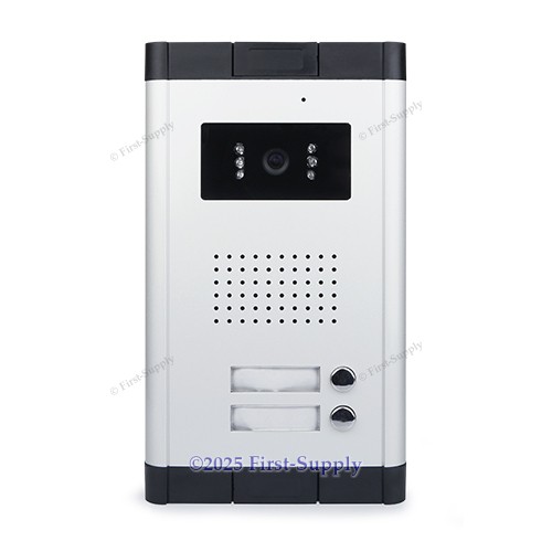 Wired Video Door Phone Intercom Entry System 7" Monitor For 2 Units ...