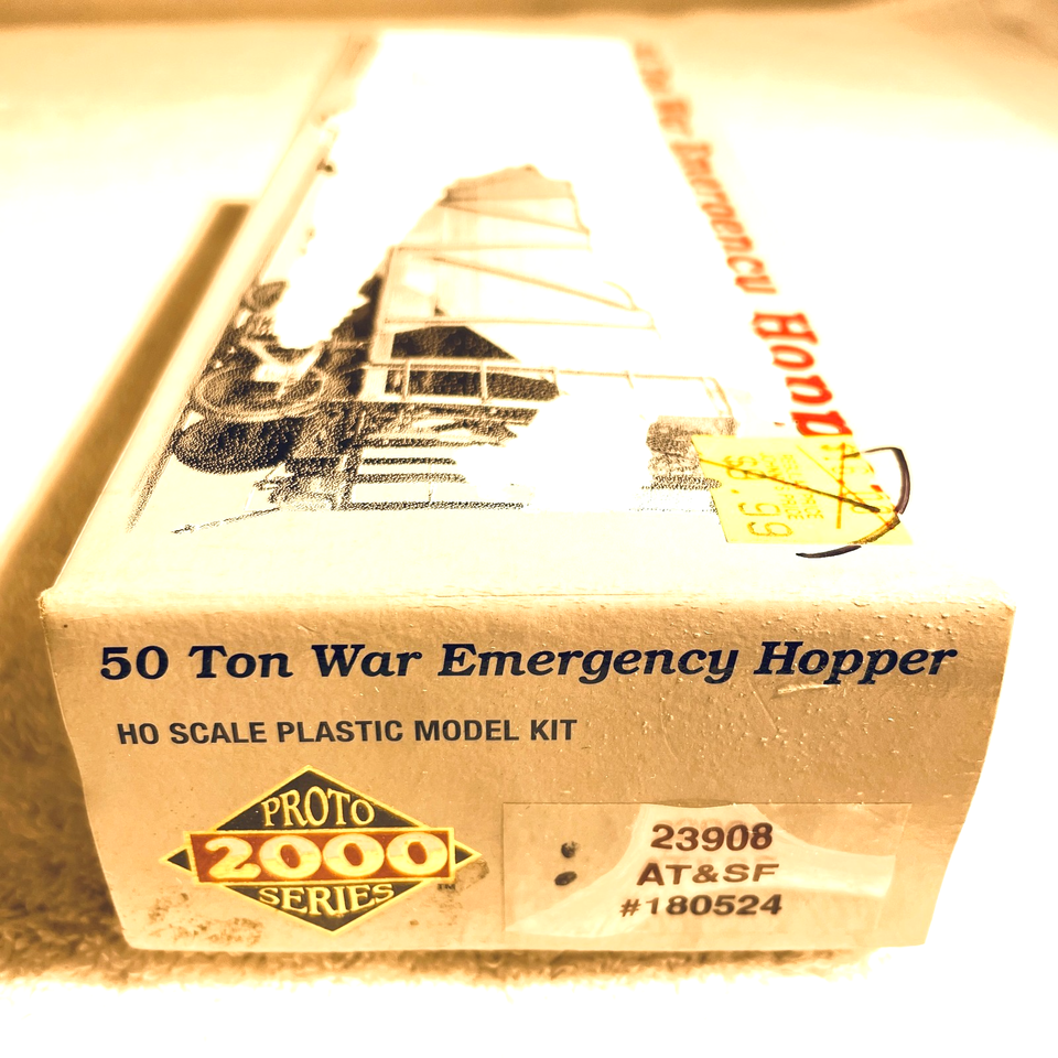 50 Ton War Emergency Hopper: AT&SF #180524 (Proto 2000 #23908, HO ...