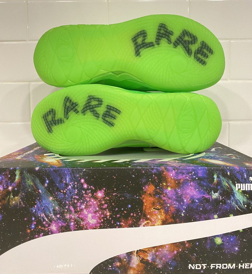 Puma LaMelo Ball MB.01 Lo Green Gecko/Volt 376941-07 New in Box Mens Sz ...