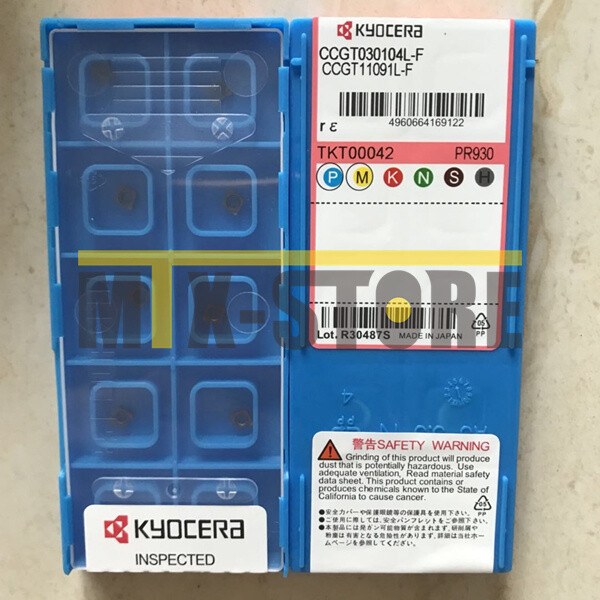 10pcs/box New Kyocera CNC Blade CCGT030104L-F PR930 | eBay