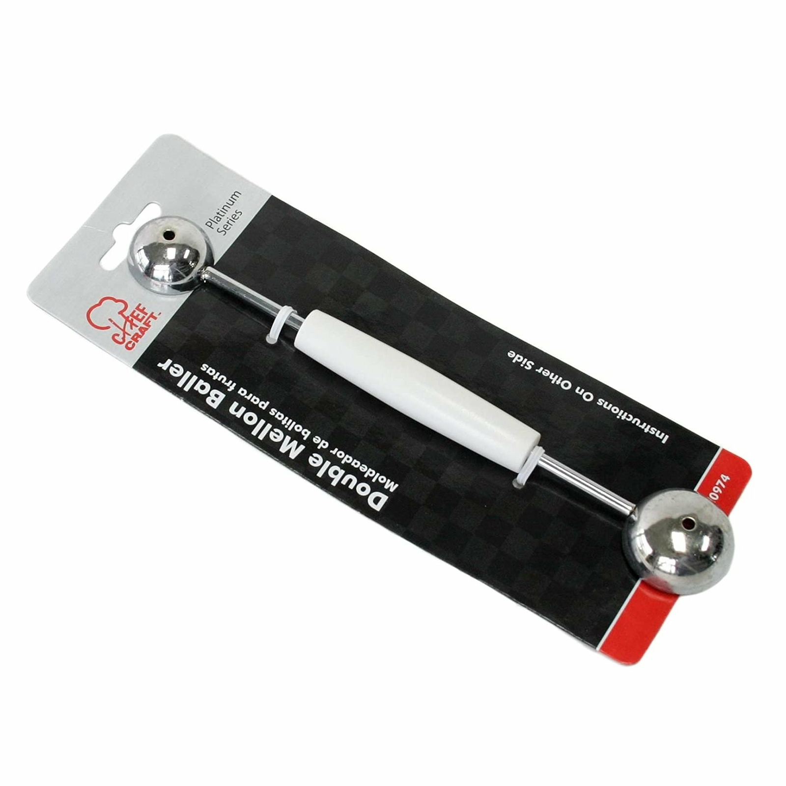 Chef Craft Stainless Steel Double Melon Baller Fruit Decorating Tool | eBay