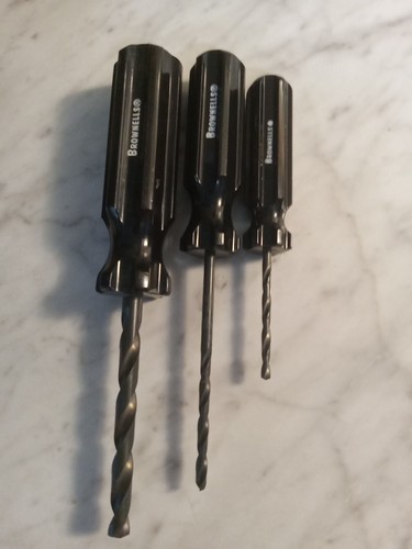 Brownells Gunsmith Tools Set Of 3 Drill Bit Driver Handles | eBay