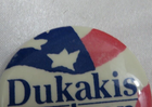 Political Memorabilia Michael Dukakis for President Pinback 1-3/4 ...