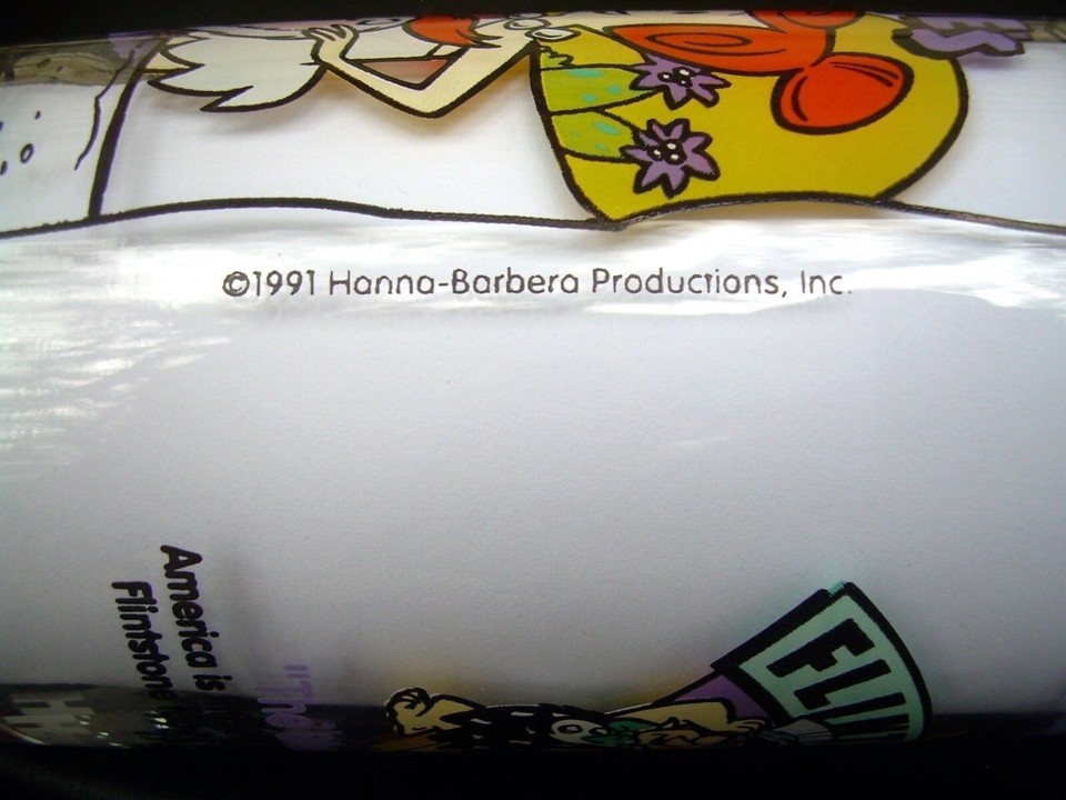 Vintage Flintstones Pebbles The Blessed Event Glass Hardees First 30 ...